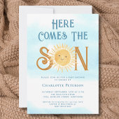 Here Comes The Son Baby Shower Invitation | Zazzle