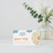 Here Comes the Sun Diaper Raffle Cards | Zazzle