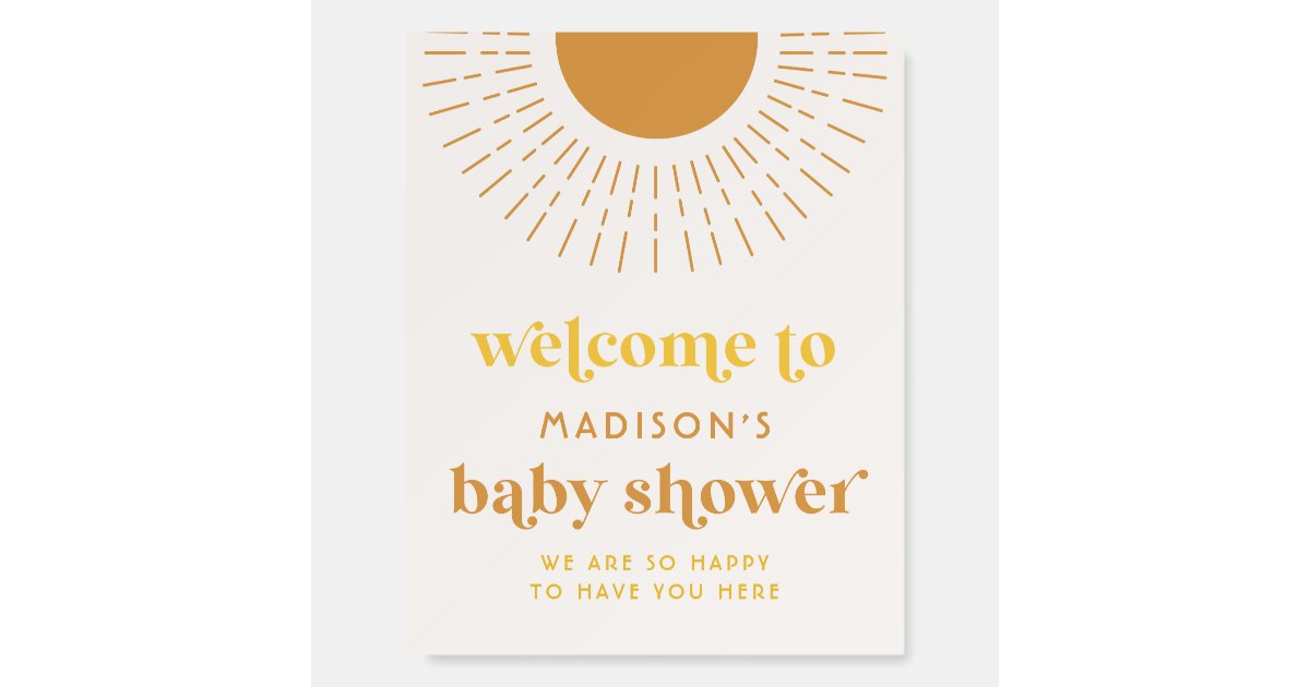 Here Comes The Sun Welcome Sign | Boho Welcome | Zazzle