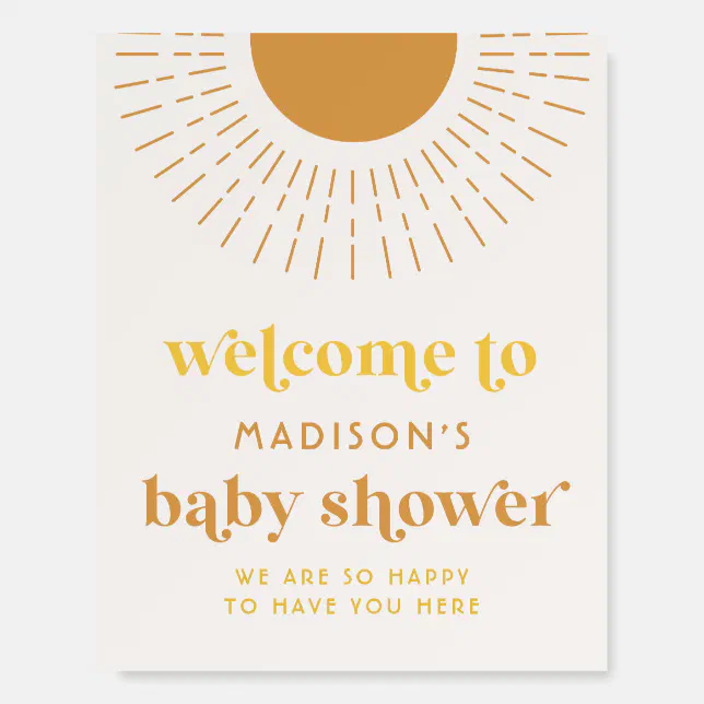 Here Comes The Sun Welcome Sign | Boho Welcome | Zazzle