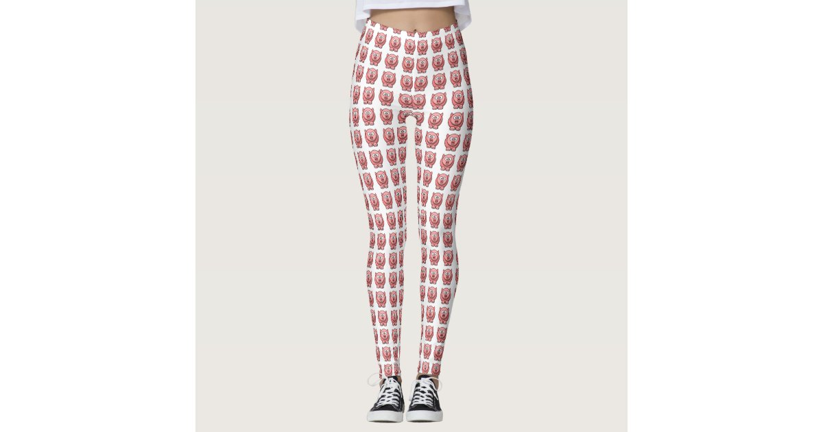 Here Piggy Pig Pig! Leggings | Zazzle