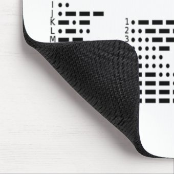 Here's How I Text (International Morse Code) Mouse Pad | Zazzle