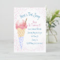 Here's the Scoop Birthday Invitation | Zazzle