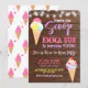 Here's the Scoop Ice Cream Party Birthday Invitation | Zazzle