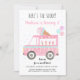 Here's The Scoop Ice Cream Truck Birthday Invitation | Zazzle