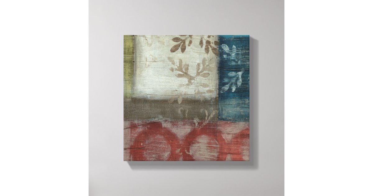 Heritage Abstract II Canvas Print | Zazzle