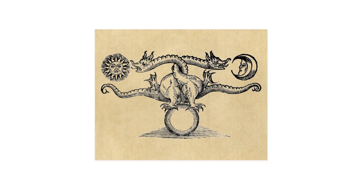 Hermes Bird Alchemy Postcard | Zazzle.com