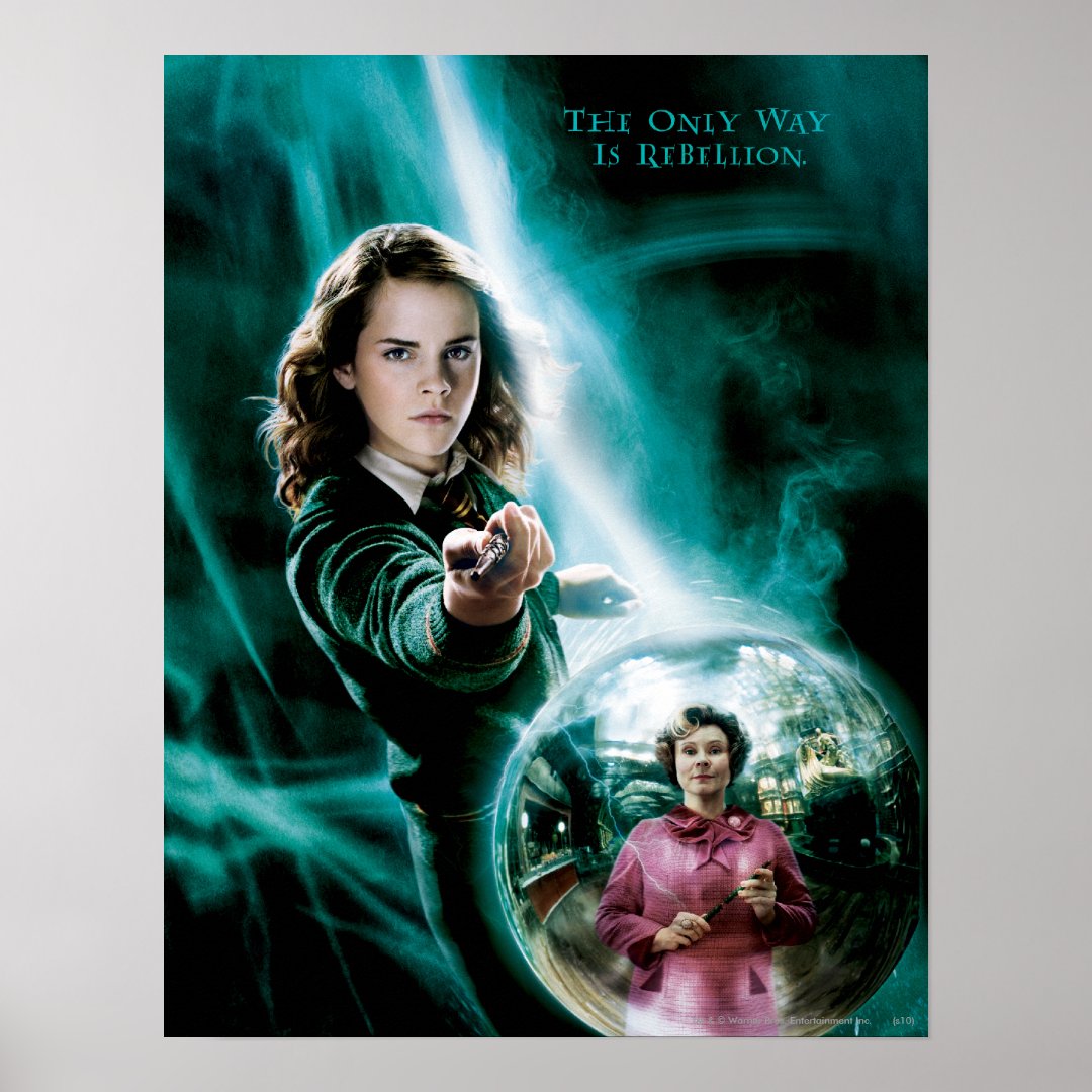 Hermione Granger and Professor Umbridge Poster | Zazzle