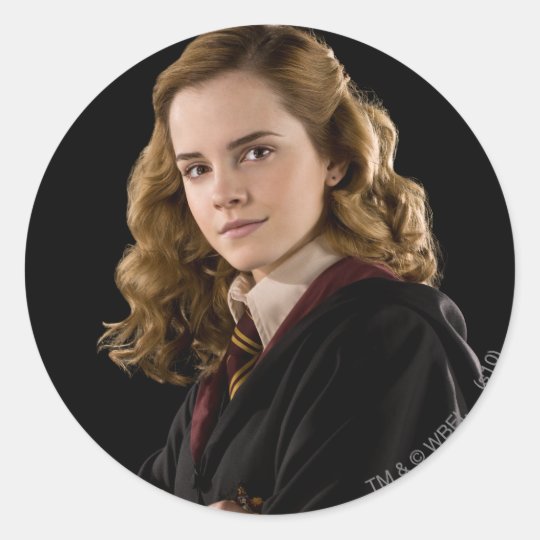 Hermione Granger Scholarly Classic Round Sticker | Zazzle.com
