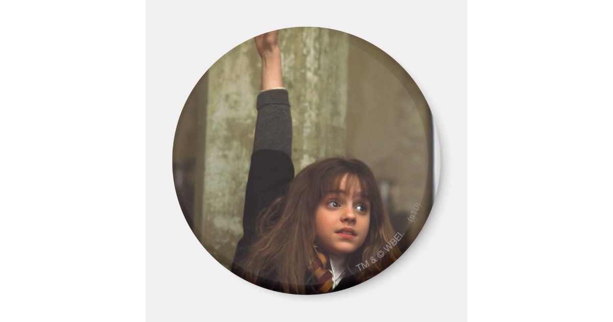 Hermione raises her hand magnet | Zazzle