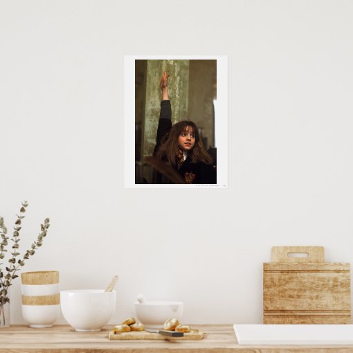 Hermione raises her hand poster | Zazzle
