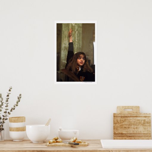 Hermione Raises Her Hand Poster | Zazzle