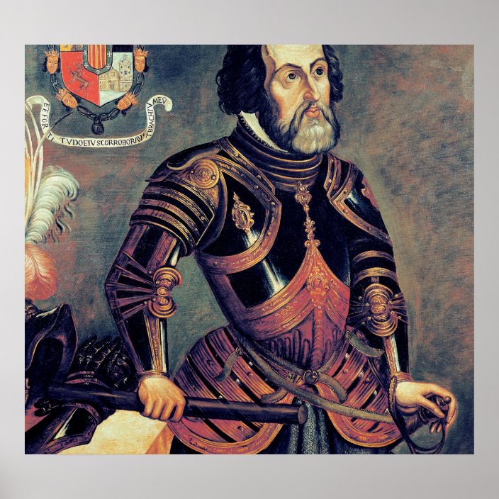 Hernando Cortes Poster | Zazzle.com