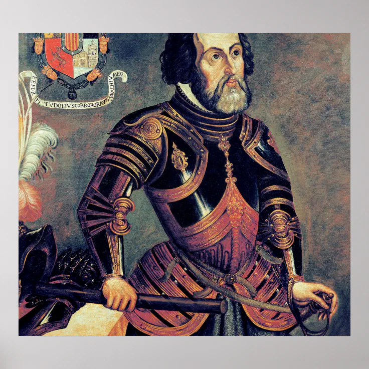 Hernando Cortes Poster | Zazzle