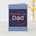 Hero Father's Day Card | Zazzle