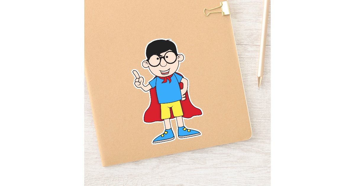Hero Sticker | Zazzle