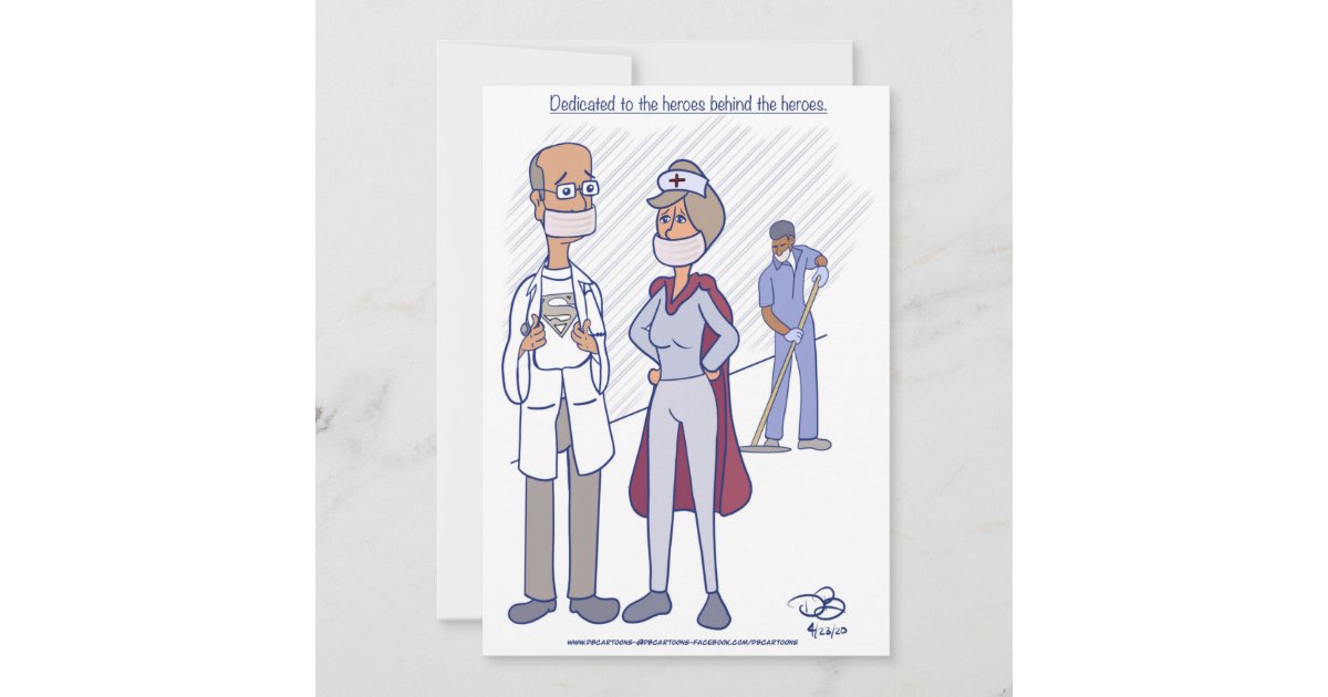 Hero Thank You Card | Zazzle