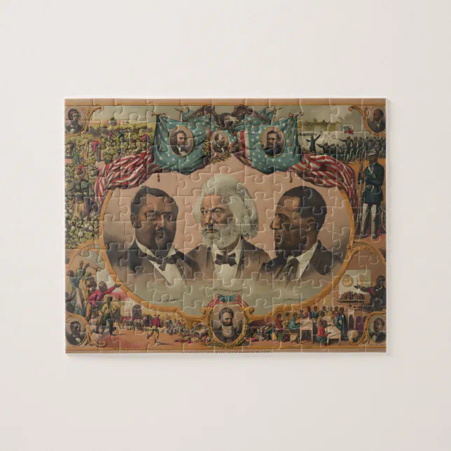 Heroes of the Colored Race 1881 Frederick Douglass Jigsaw Puzzle | Zazzle