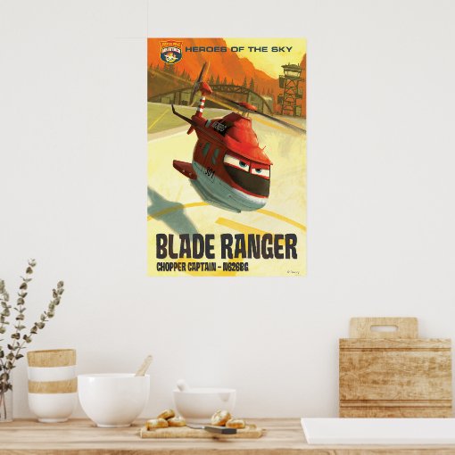 Heroes Of The Sky - Blade Ranger Poster | Zazzle