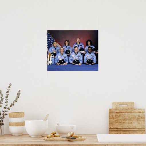 Heroes Of The Space Shuttle Challenger Disaster Poster | Zazzle