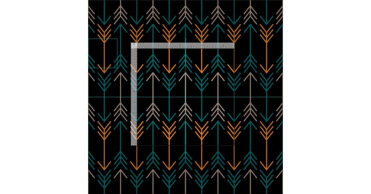Herringbone Arrows Fabric | Zazzle
