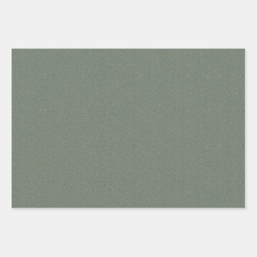 Herringbone tweed classic sage green Christmas Wrapping Paper Sheets ...