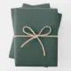 Herringbone tweed effect classic green Christmas Wrapping Paper Sheets ...