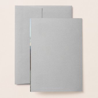 He's a Rock Star! - Silver Logo with Your Photo Foil Card | Zazzle