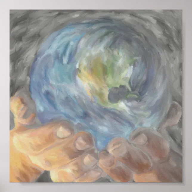 He's Got the Whole world in His hands Poster | Zazzle
