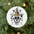 Hess Family Crest Ceramic Ornament | Zazzle
