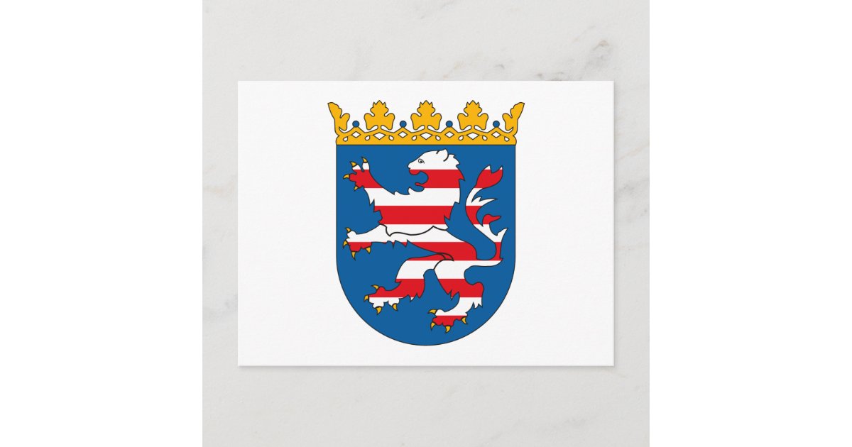 Hessen Coat of Arms Postcard | Zazzle