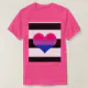Heterosexual Biromantic Pride Flag Graphic T-Shirt | Zazzle