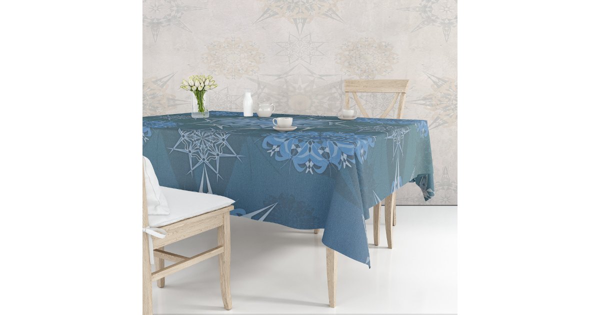 Hexa triangles yantra petals inscription tablecloth | Zazzle