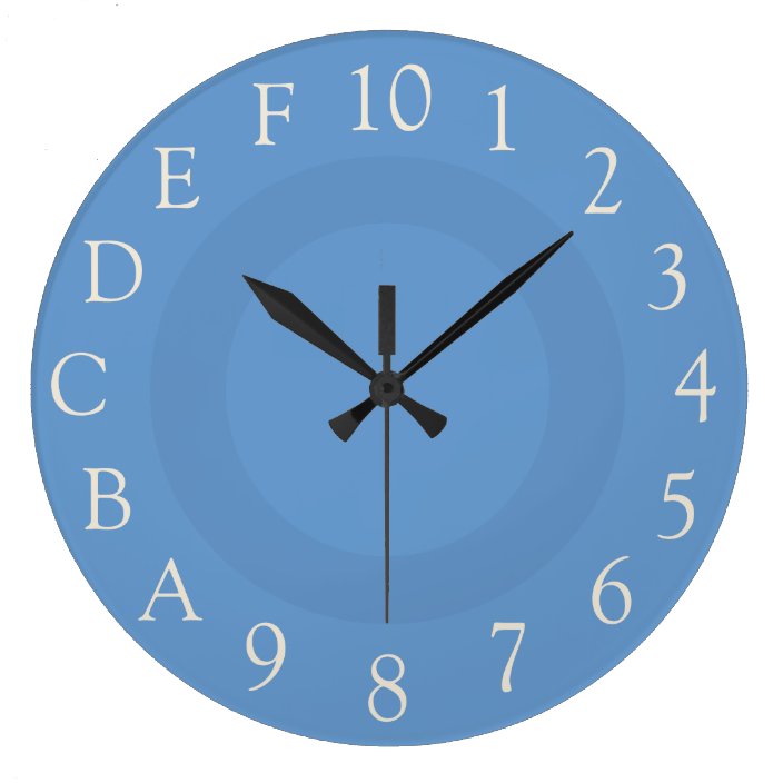 Hexadecimal Geek clock I | Zazzle.com