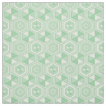 Colorful geometric pattern with hexagons fabric | Zazzle