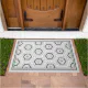 Hexagon Penny Tile Doormat - Hex Tile Pattern | Zazzle