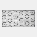 Hexagon Penny Tile Hex Tile Pattern Desk Mat | Zazzle