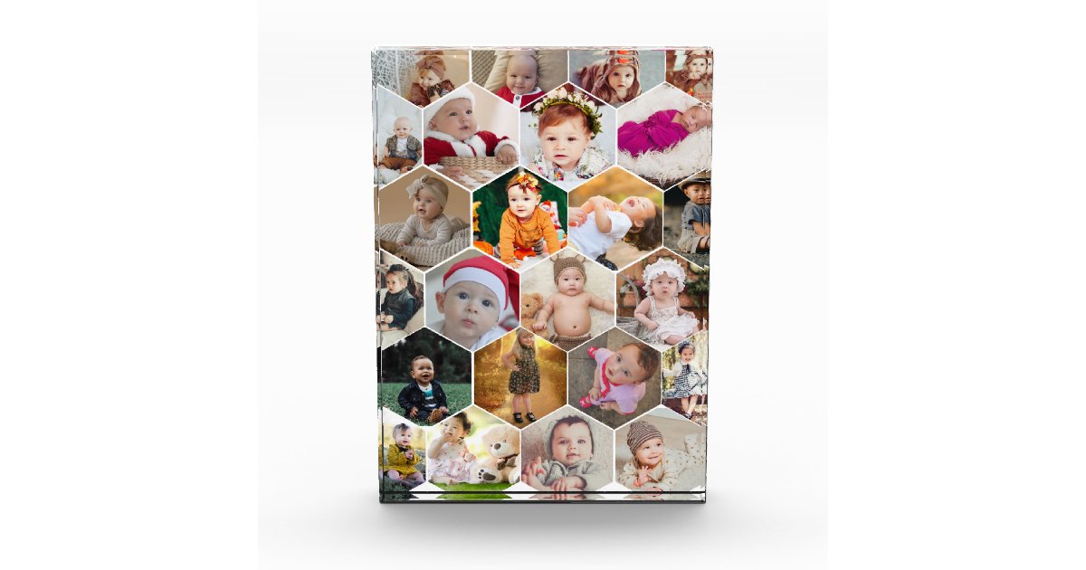 Hexagon Photo Collage | Zazzle