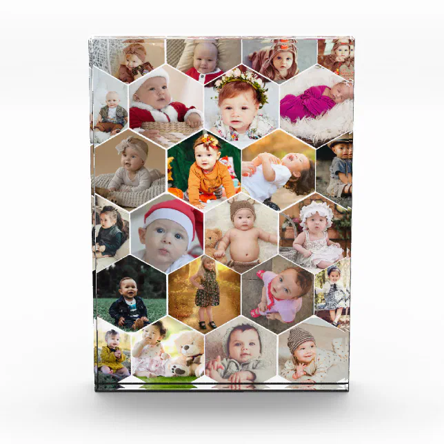 Hexagon Photo Collage | Zazzle