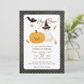 Hey Baby Boo Fall Halloween Baby Shower Invitation | Zazzle