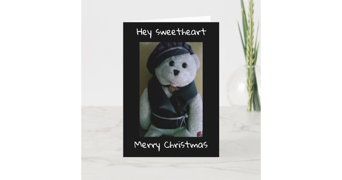 ***HEY BABY*** MERRY CHRISTMAS HOLIDAY CARD | Zazzle