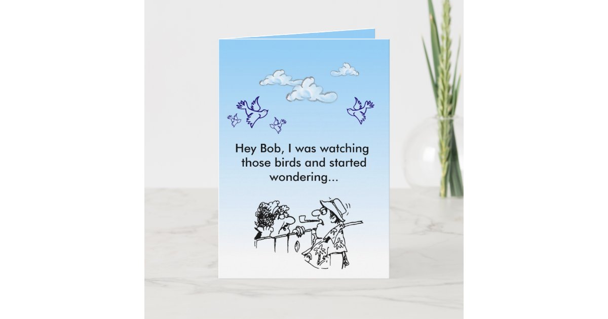 Hey Bob! Card | Zazzle