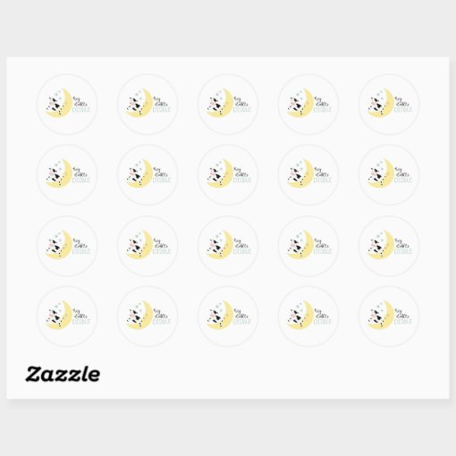 Hey Diddle Diddle Classic Round Sticker | Zazzle