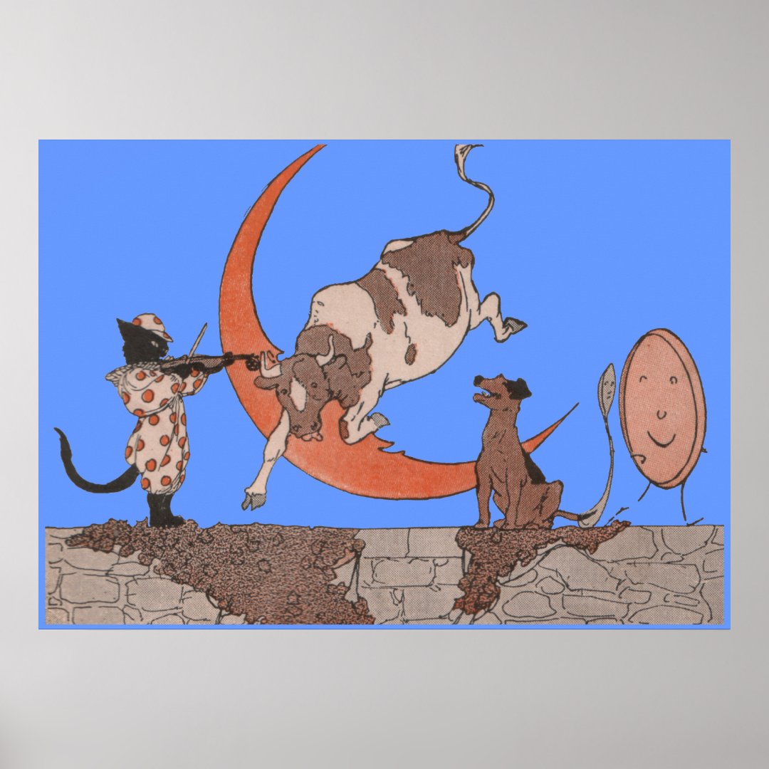 Hey, Diddle Diddle Poster | Zazzle