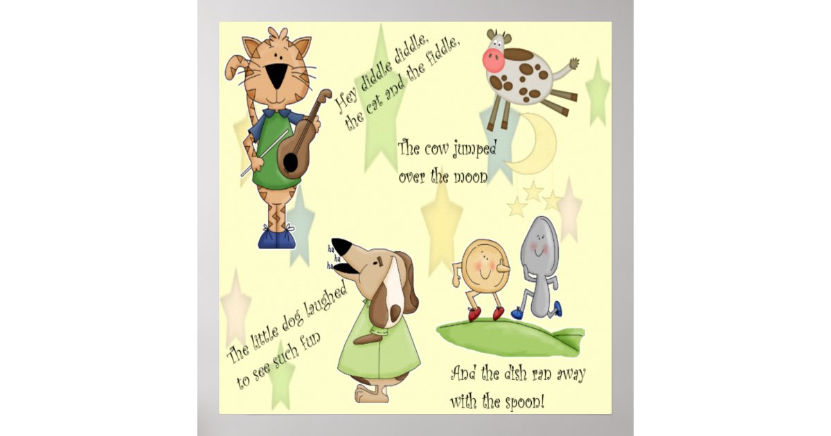 Hey Diddle Diddle - Poster | Zazzle