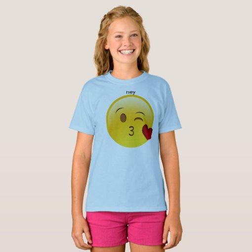 hey emoji T-Shirt | Zazzle