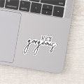 Hey Gorgeous, Aesthetic Teen script Sticker | Zazzle