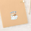 Hey Hot-Tea Funny Cuppa Tea Pun Sticker | Zazzle