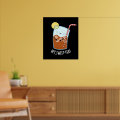 Hey Swee-Tea Funny Sweet Tea Pun Dark BG Poster | Zazzle
