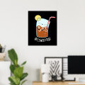 Hey Swee-Tea Funny Sweet Tea Pun Dark BG Poster | Zazzle